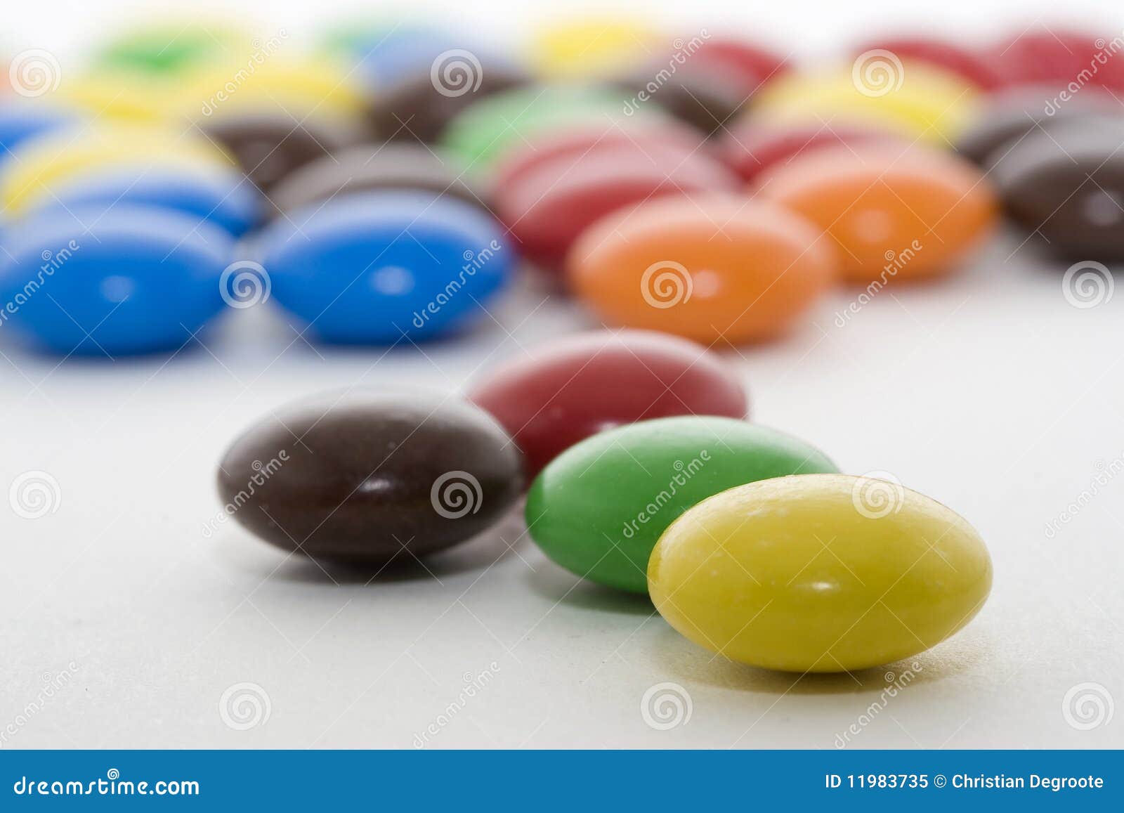 Colorful Chocolate Candies stock image. Image of smarties - 11983735