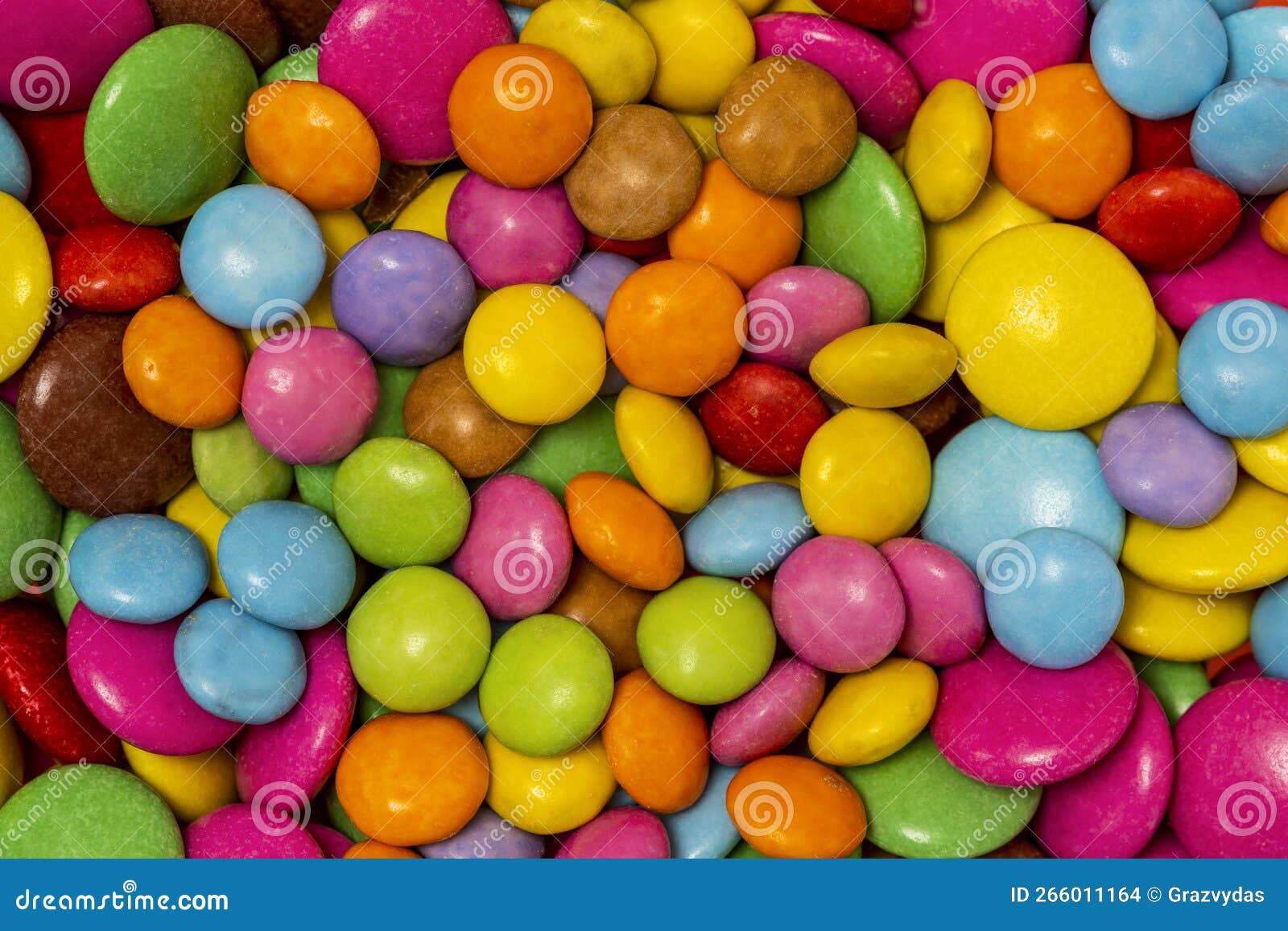Colorful Chocolate Coated Candy Stock Photo - Image of orange ...