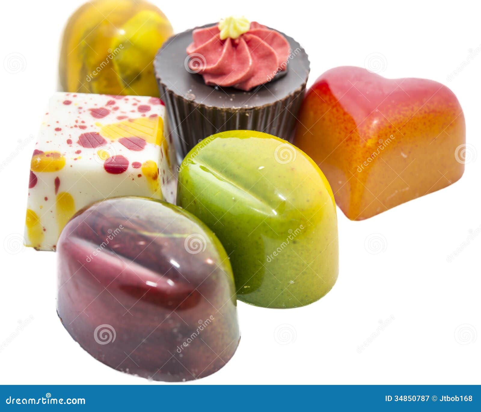 Colorful chocolates stock image. Image of colorful, snack - 34850787