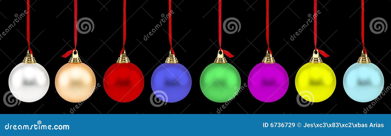 Colorful Christmas Balls stock image. Image of pink, sphere - 6736729