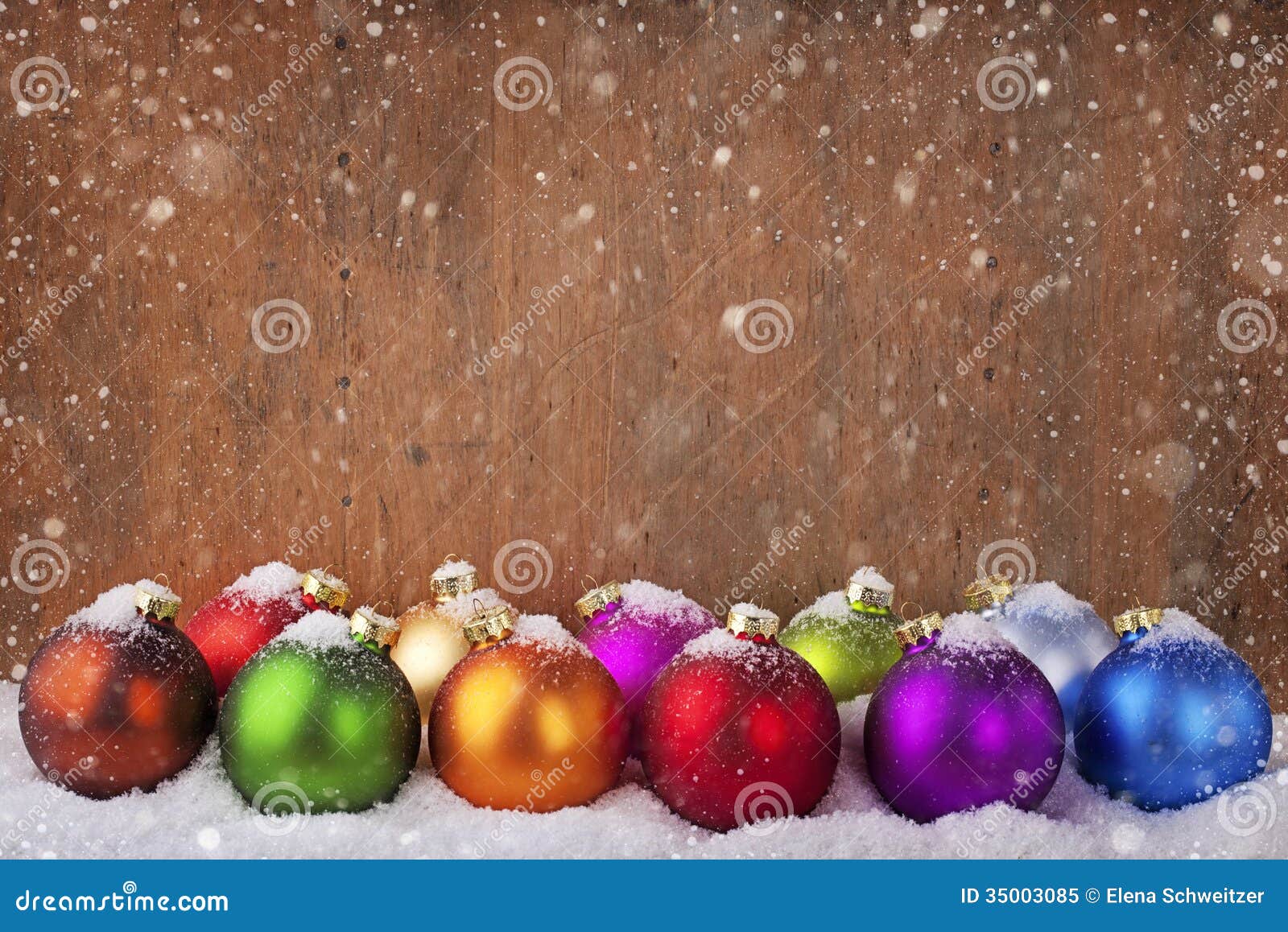 Colorful christmas balls stock image. Image of ornament - 35003085