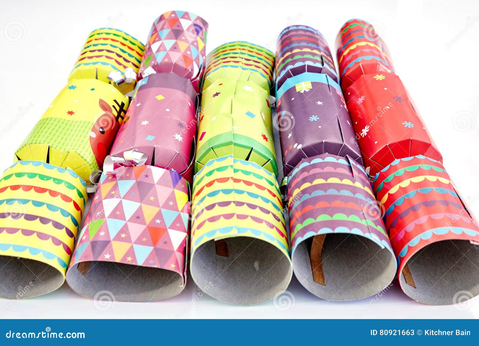 Colorful Christmas Bon Bons Stock Image - Image of glossy, decoration ...