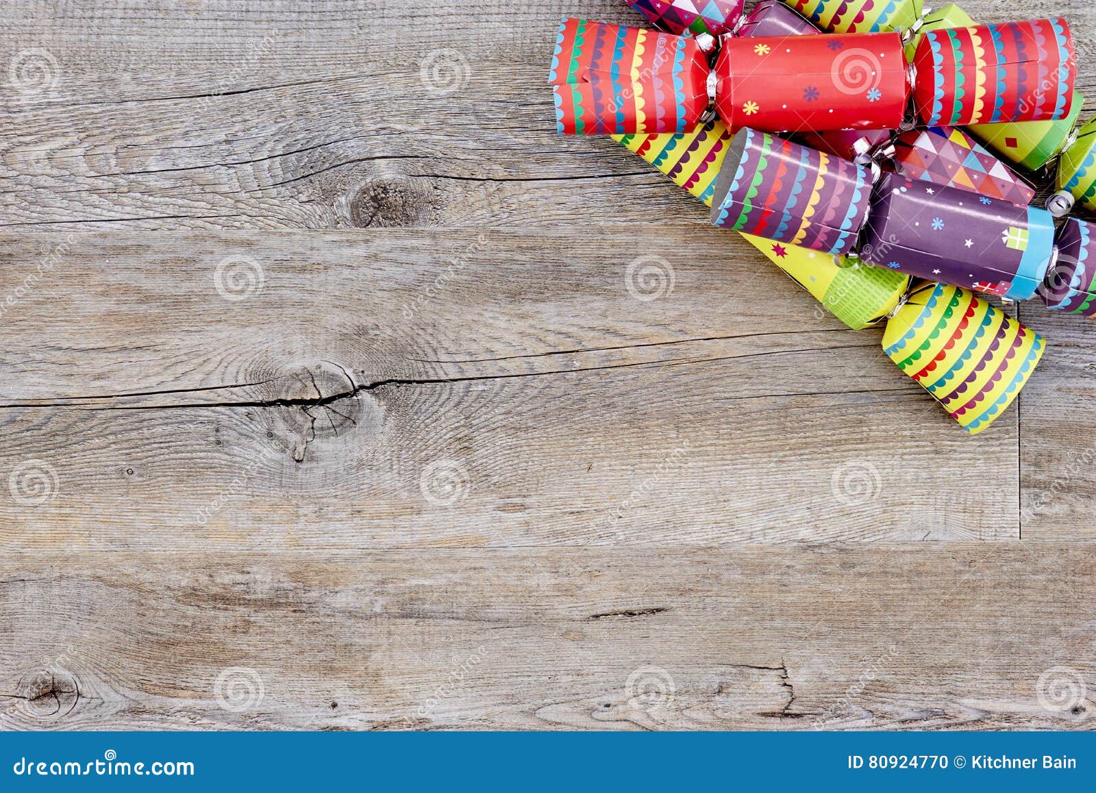 Colorful Christmas Bon Bons Stock Photo - Image of decoration, ribbon ...