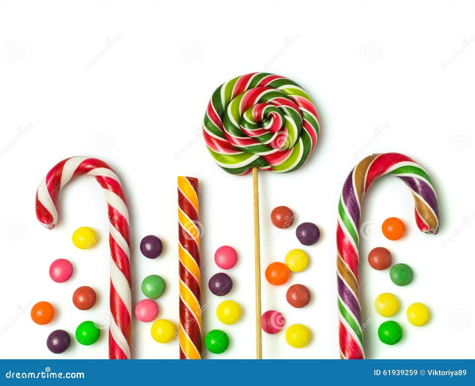 Colorful christmas candy stock image. Image of closeup - 61939259
