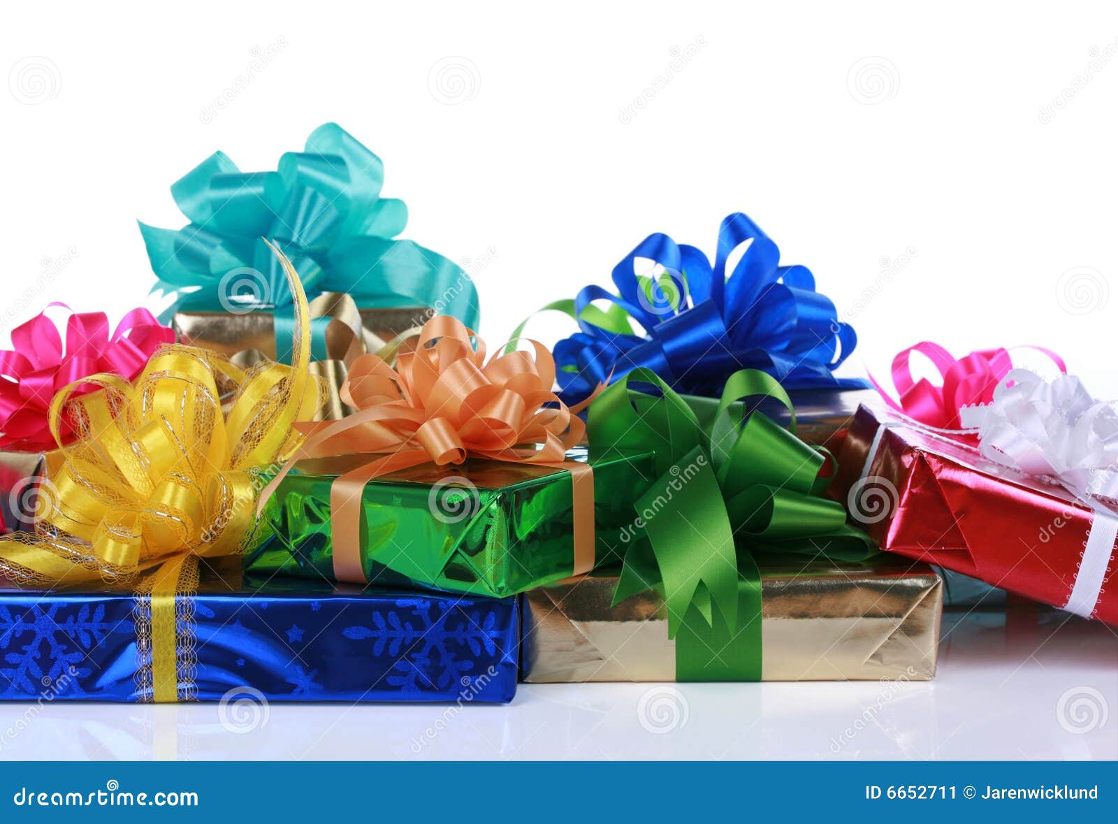 Colorful Christmas Presents Stock Image - Image of anniversary ...