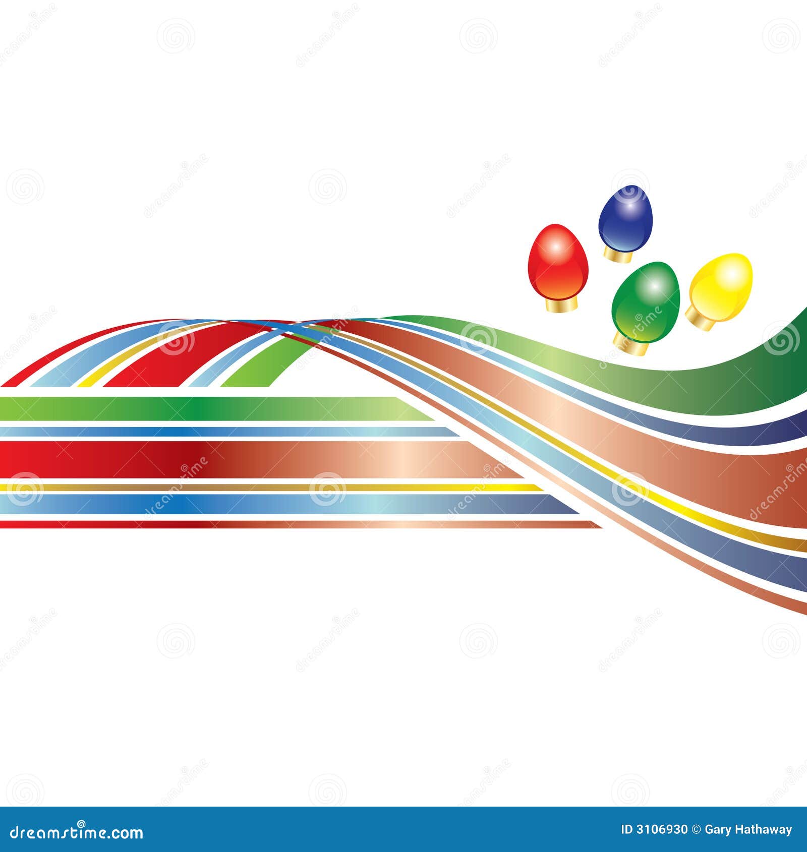 A Colorful Christmas Swoosh Stock Vector - Illustration of glass ...