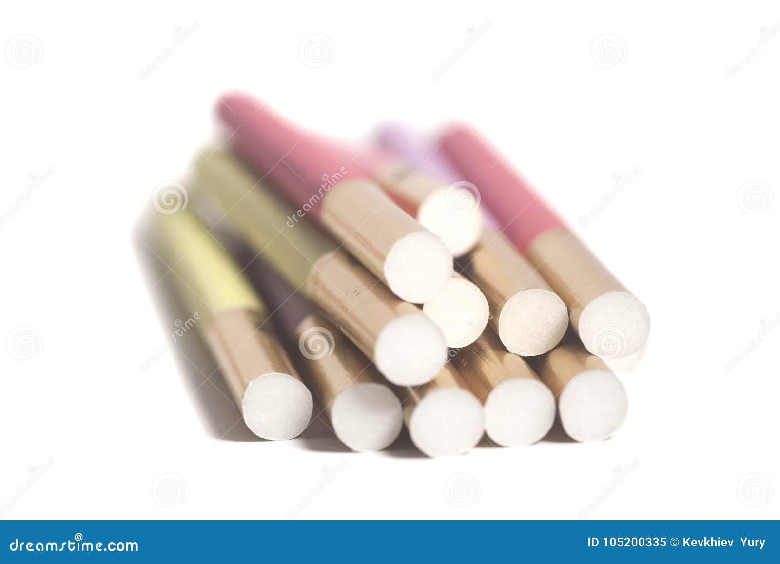 Colorful cigarettes stock image. Image of isolated, multicolured ...