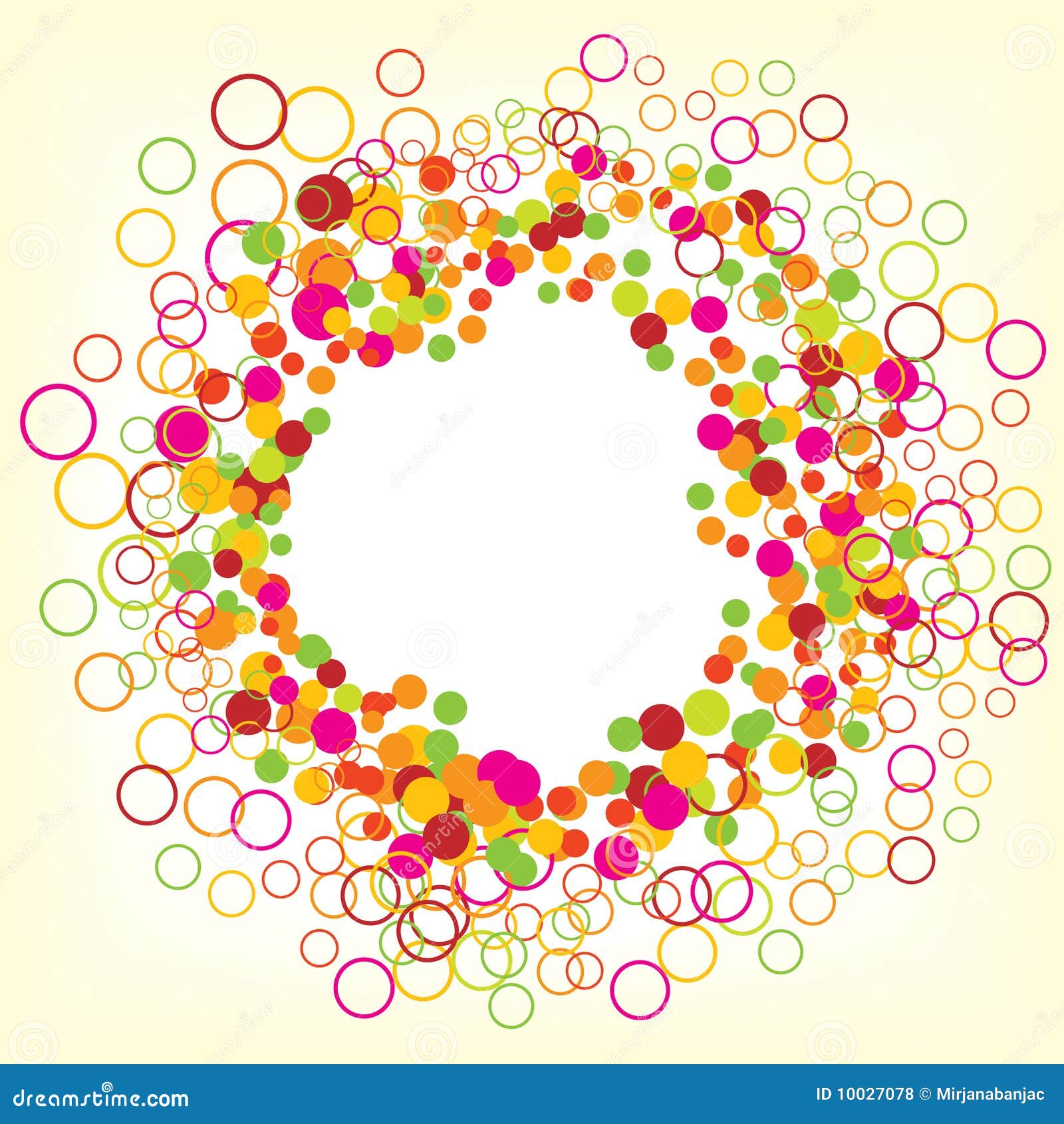 Colorful Circle Design Vector Logo Template With Star Images That ...