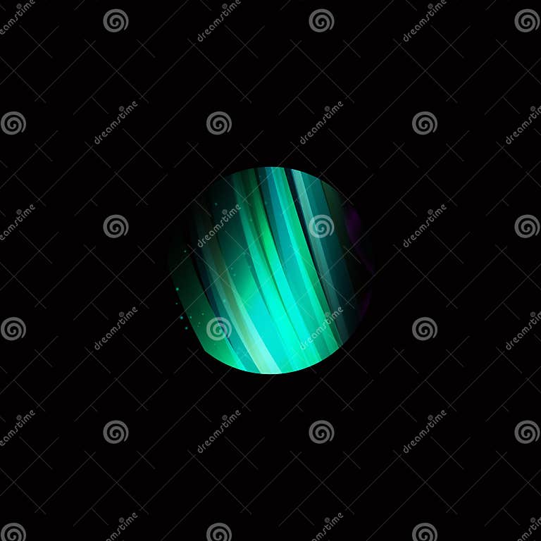 Colorful Circle Abstract Colorful Structure Logo with Lines Set. Future ...