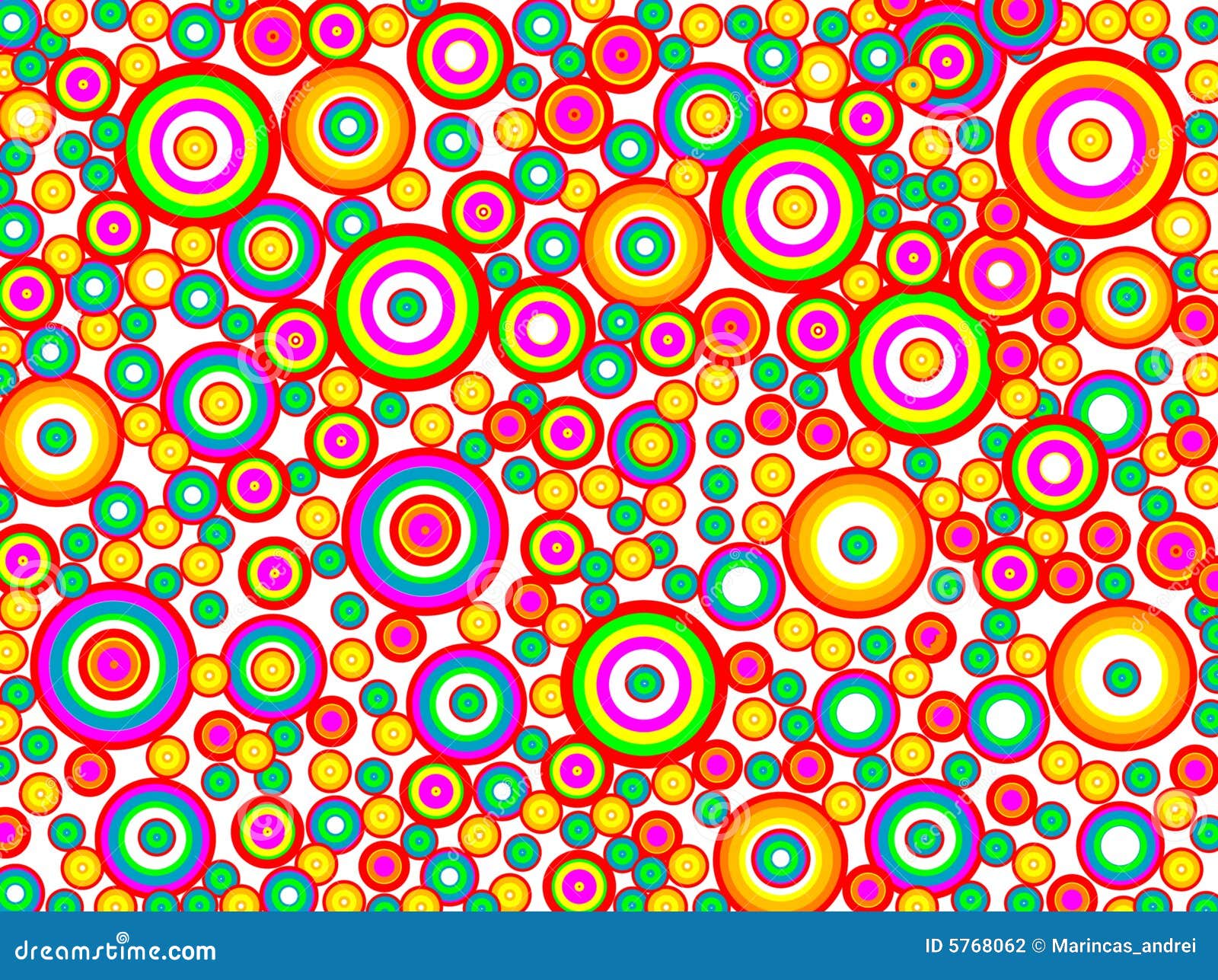 Colorful circle background stock illustration. Illustration of ...