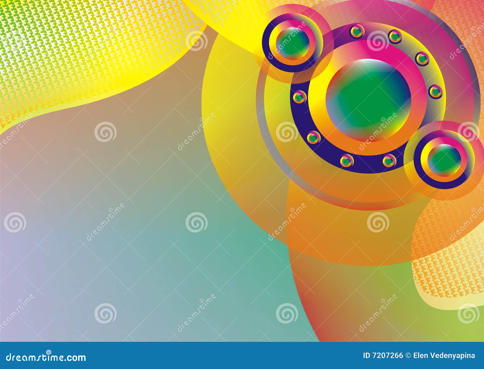 Colorful circle background stock vector. Illustration of coloring - 7207266