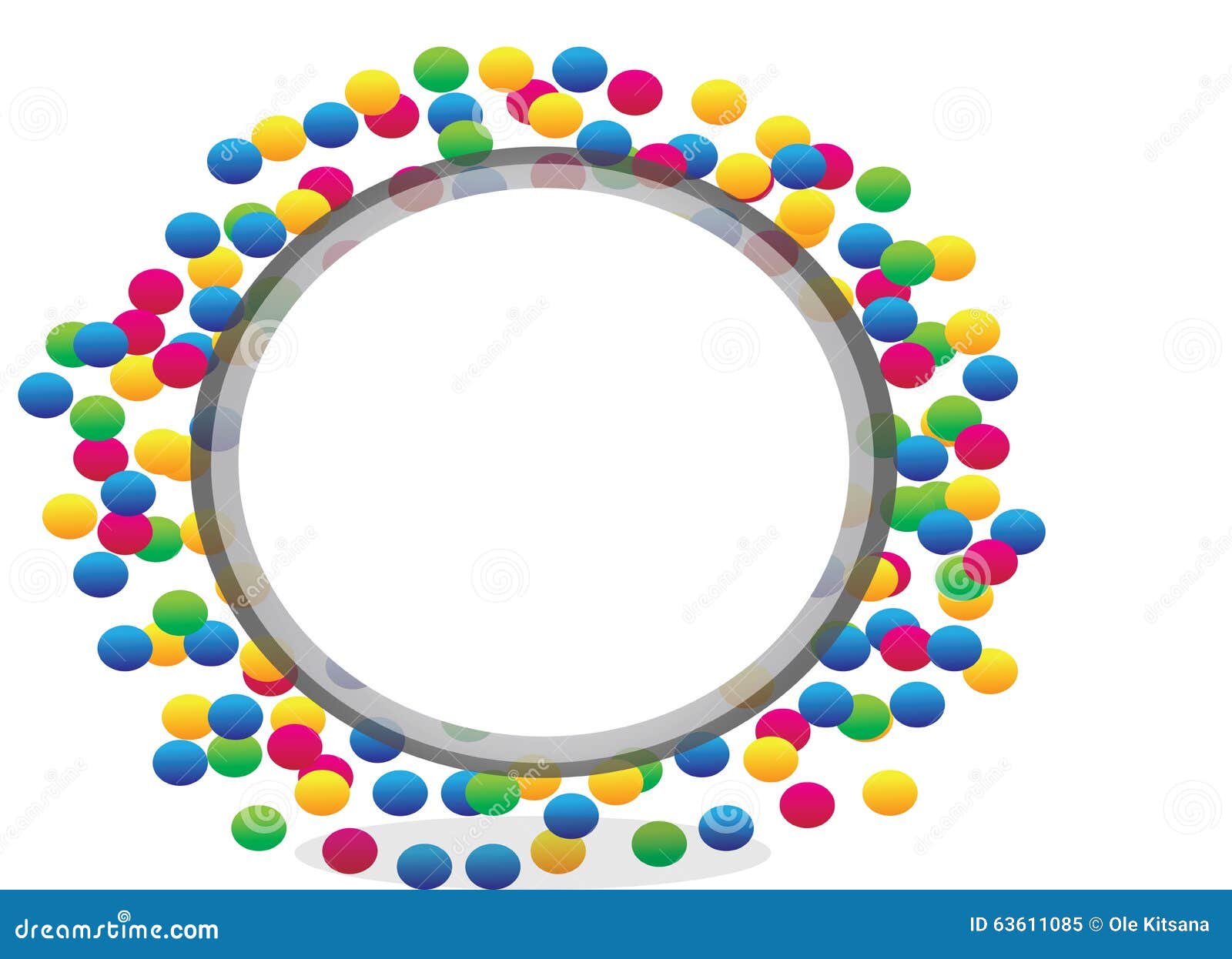 Colorful circle background stock image. Image of colorful - 63611085