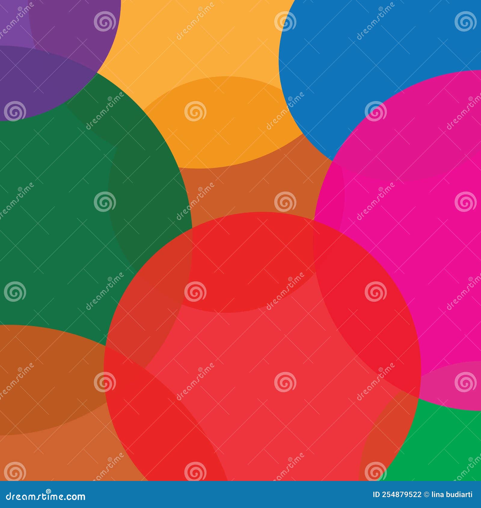 Colorful Circle Blend Abstract Logo Background Stock Vector ...