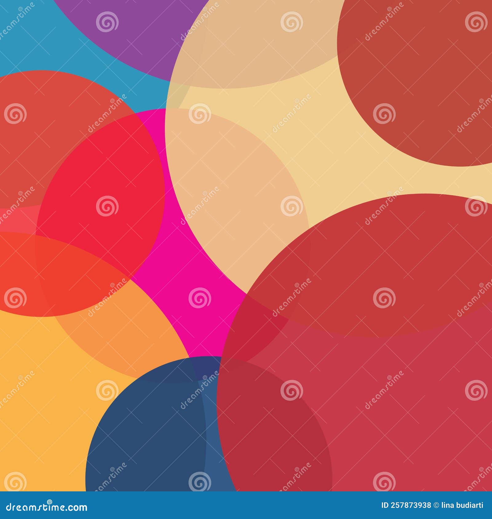 Colorful Circle Blend Abstract Logo Background Stock Vector ...