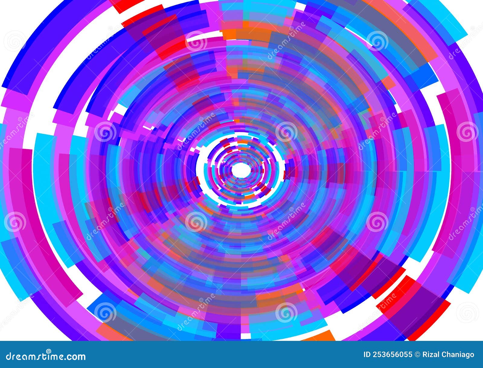 Colorful Circle Boxes, an Artistic Art, Technology Concept Stock ...