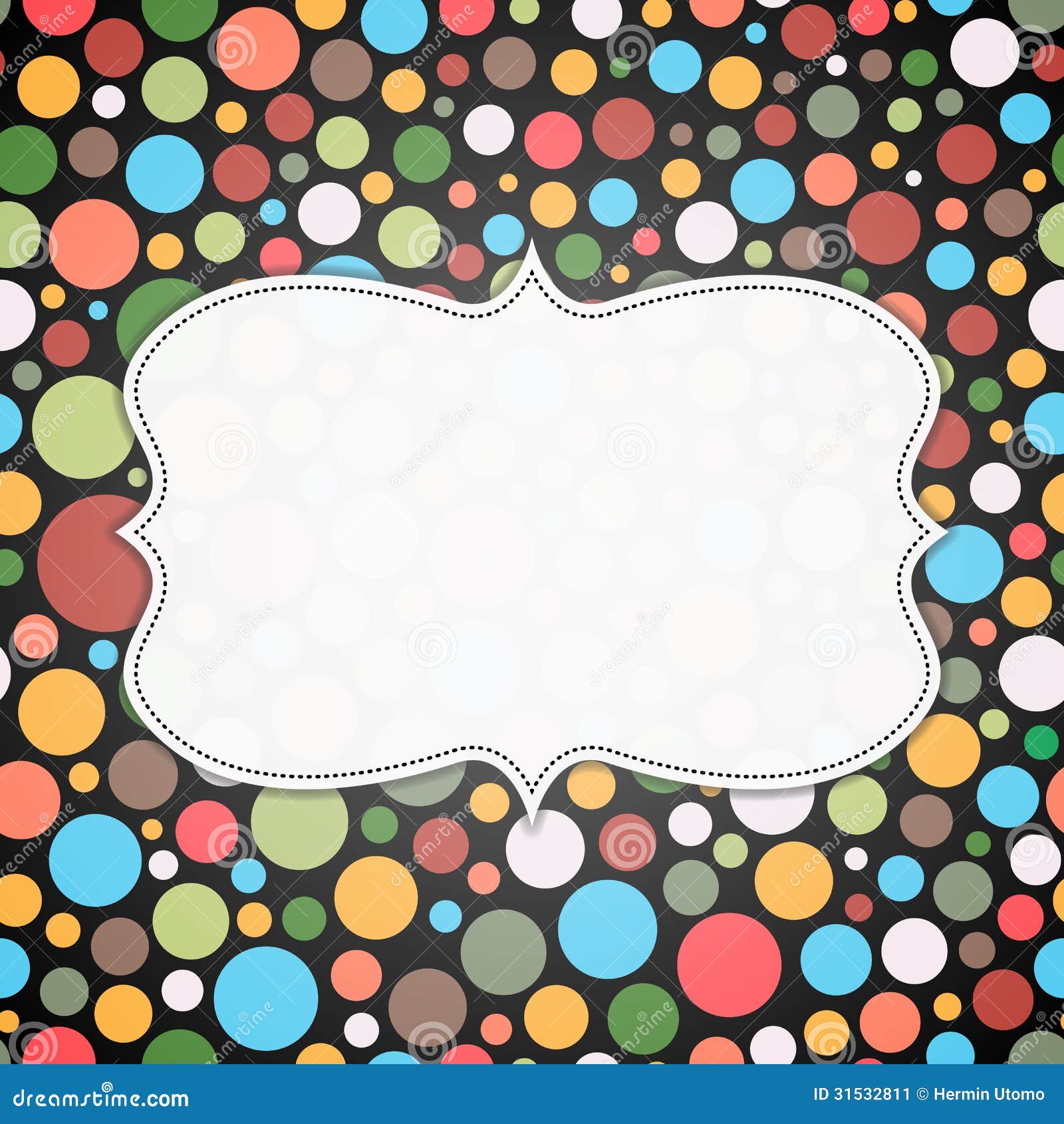 Colorful Circle Label stock vector. Illustration of card - 31532811