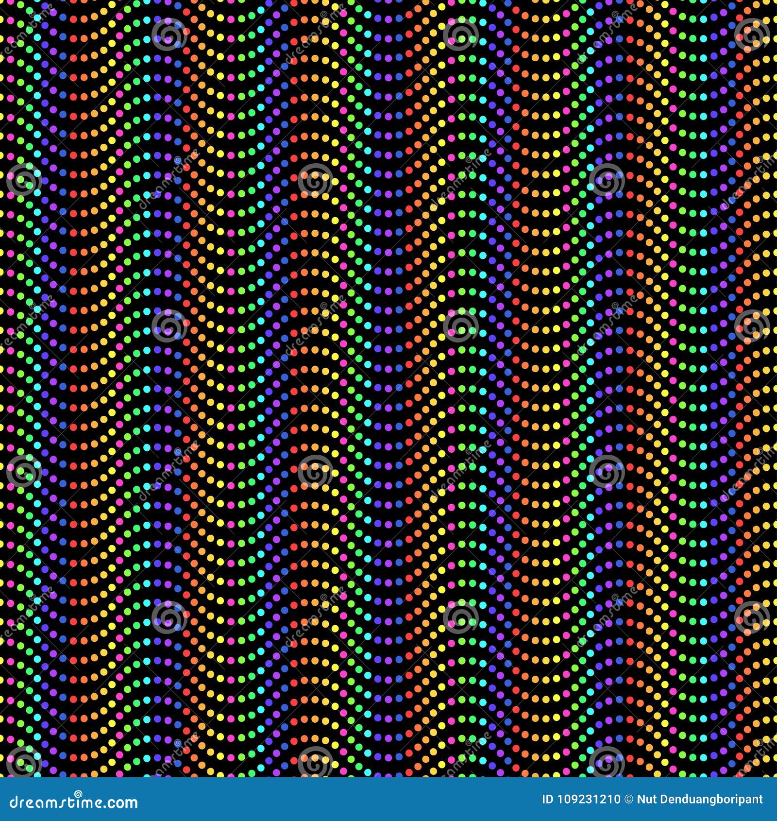 Colorful Circle Line Abstract Background Stock Vector - Illustration of ...