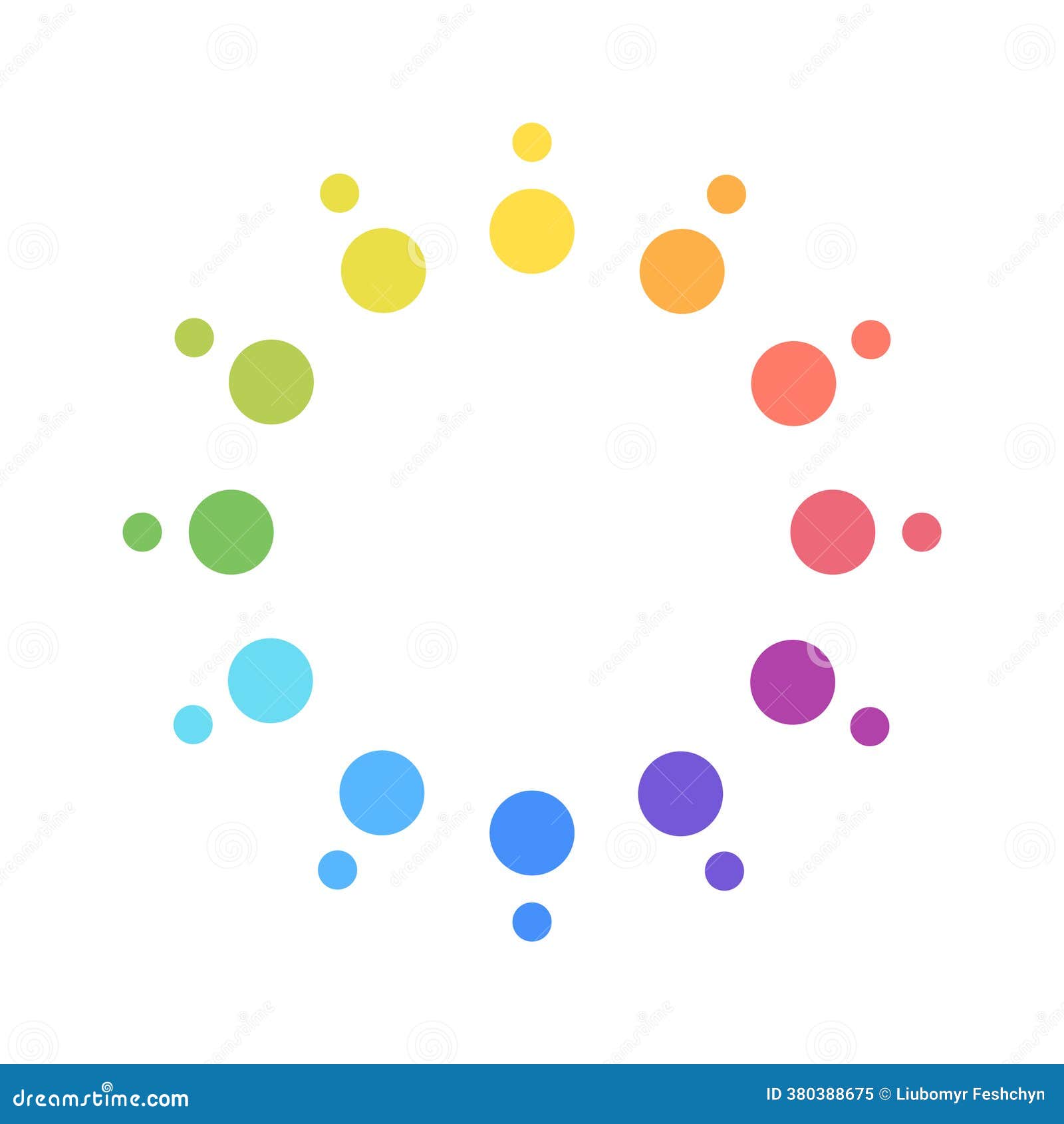 Circle Loader. Wait Load Spinning Circle Preloader Website Template ...