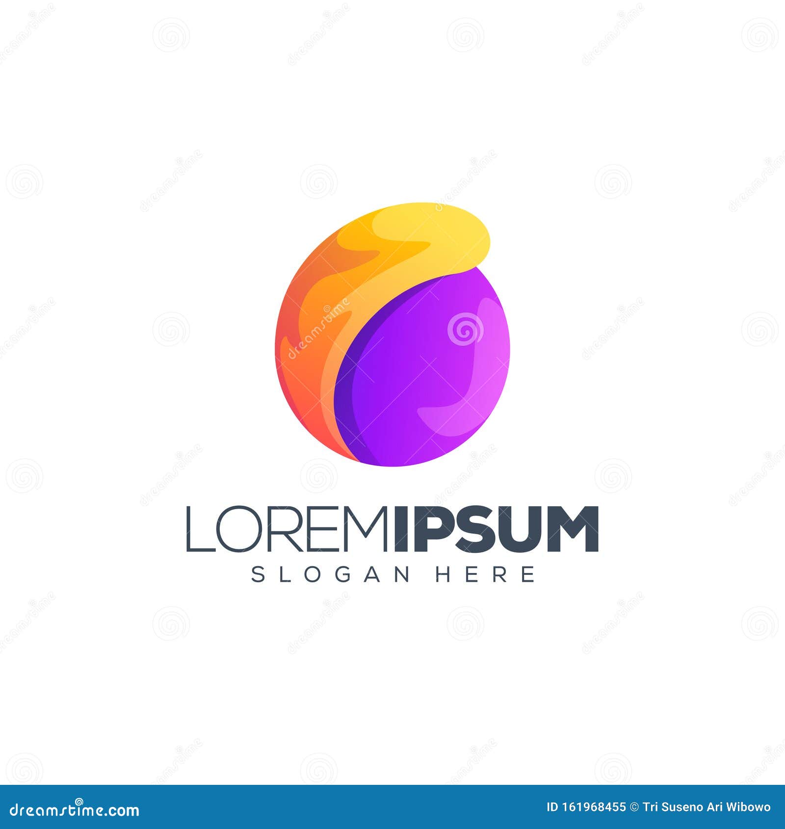 Colorful Circle Logo Design Vector Illustration Stock Vector ...