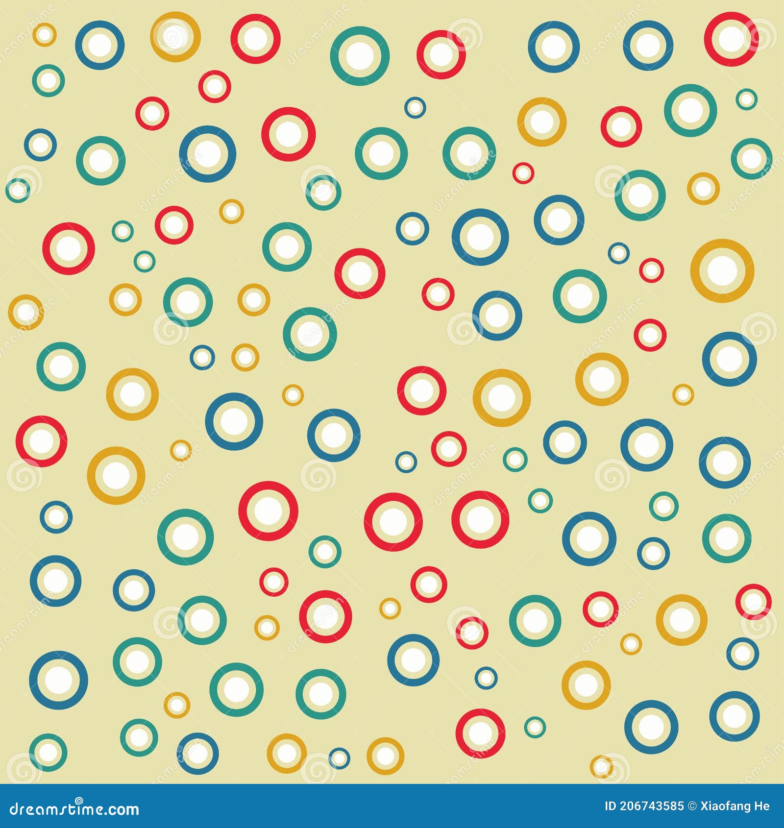 Colorful Circle Loops Pattern Graphics Beautiful Wall Papers for ...