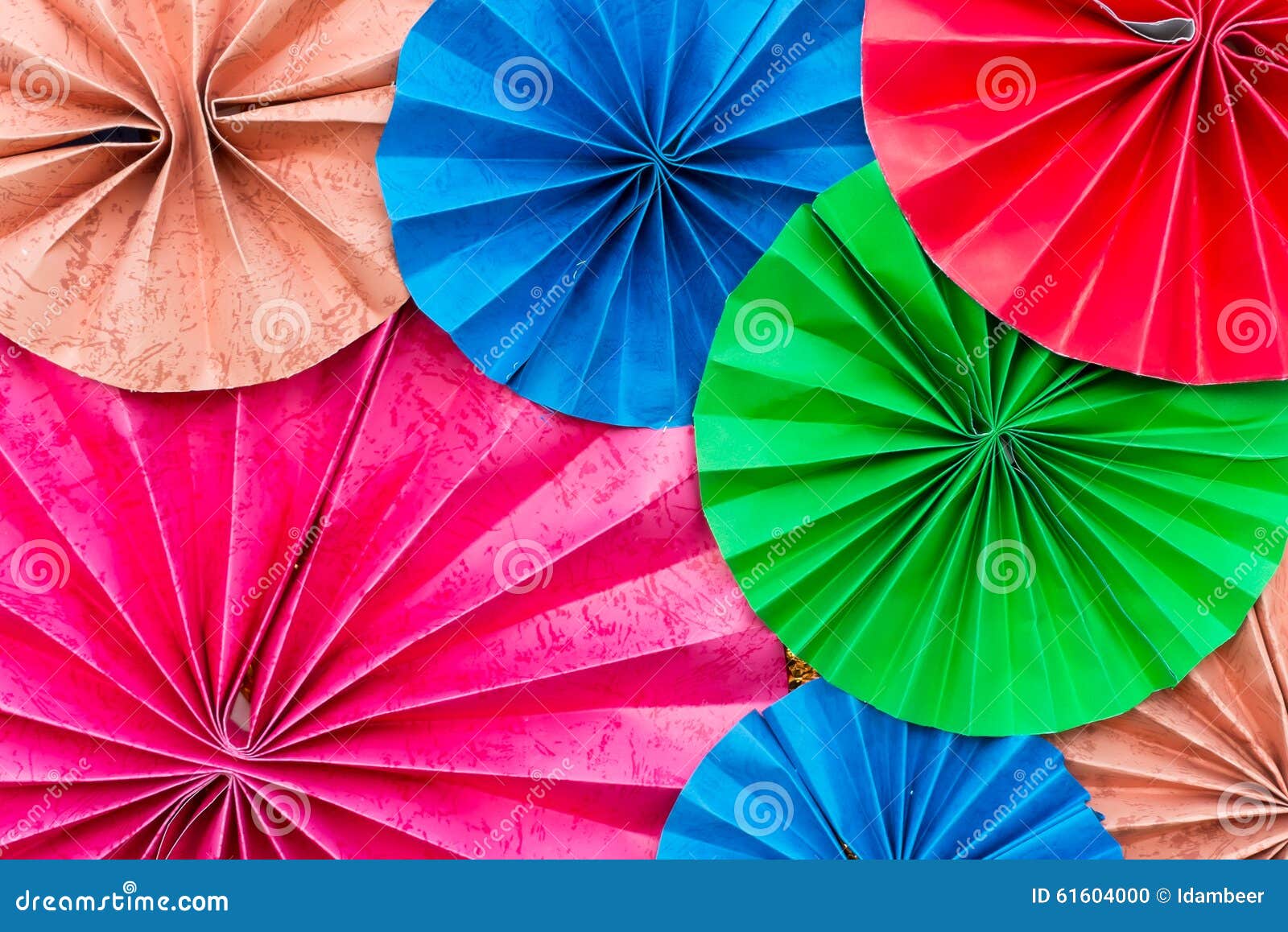Colorful circle paper stock photo. Image of decoration - 61604000