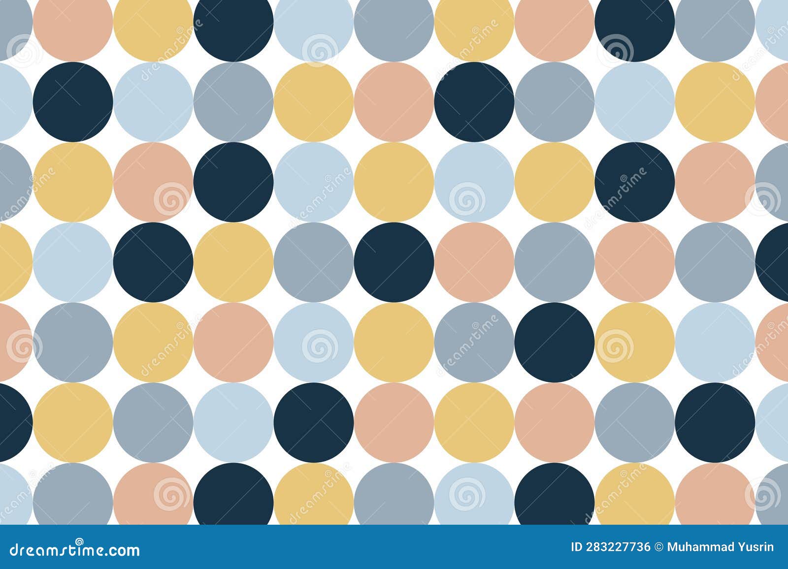 Colorful Circle Pattern Background Stock Illustration - Illustration of ...