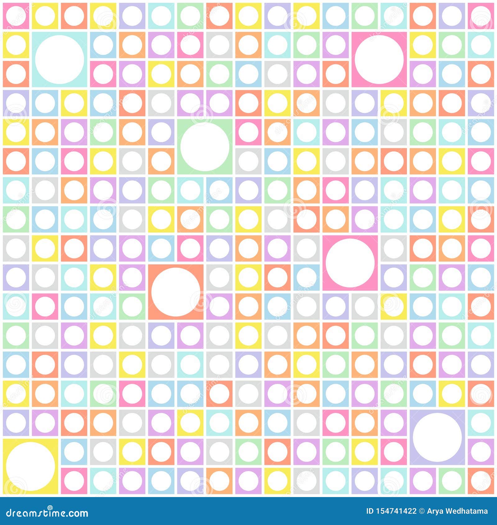 Colorful of Circle Pattern Wallpaper Stock Illustration - Illustration ...