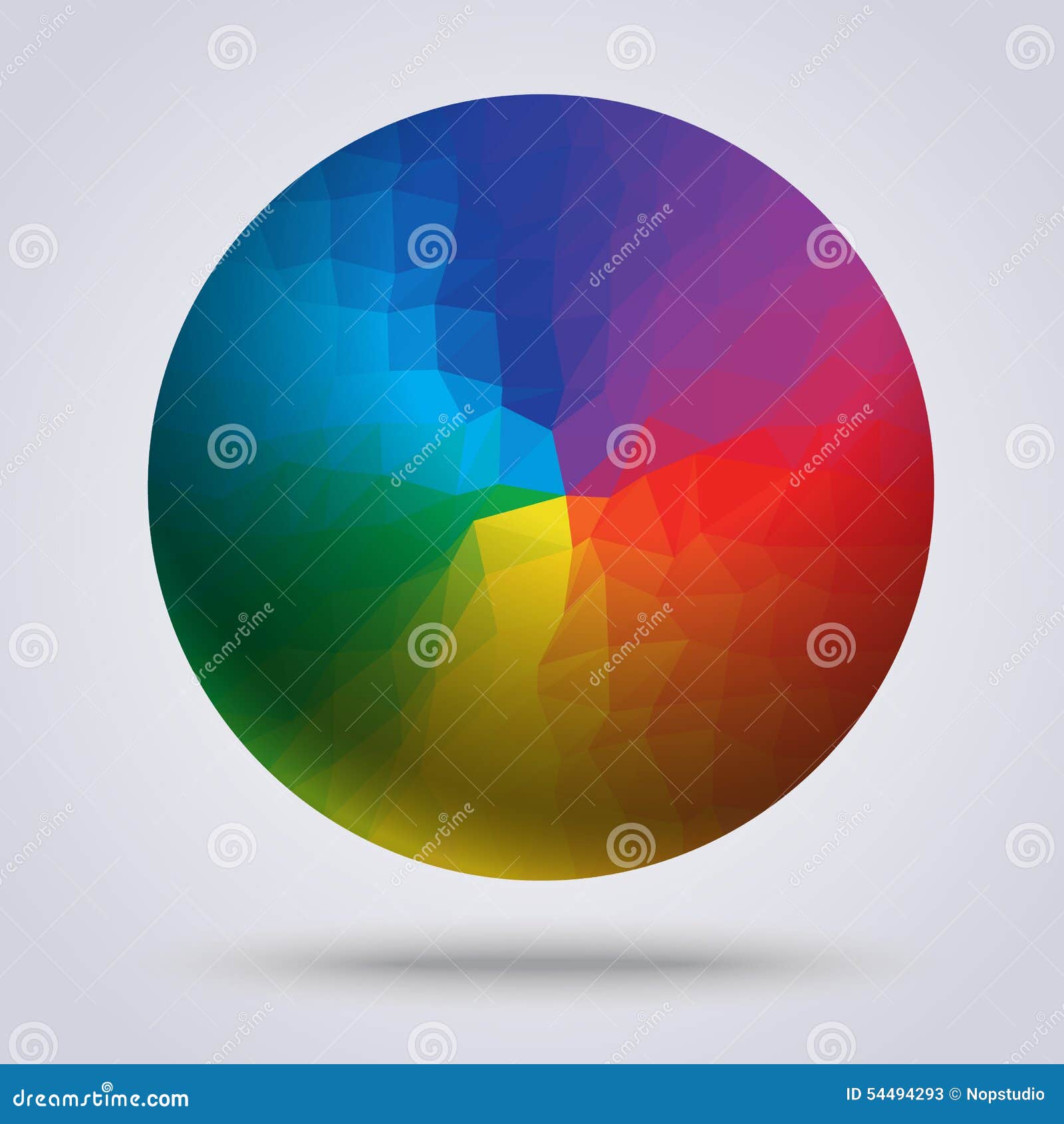 Colorful circle stock vector. Illustration of light, abstract - 54494293