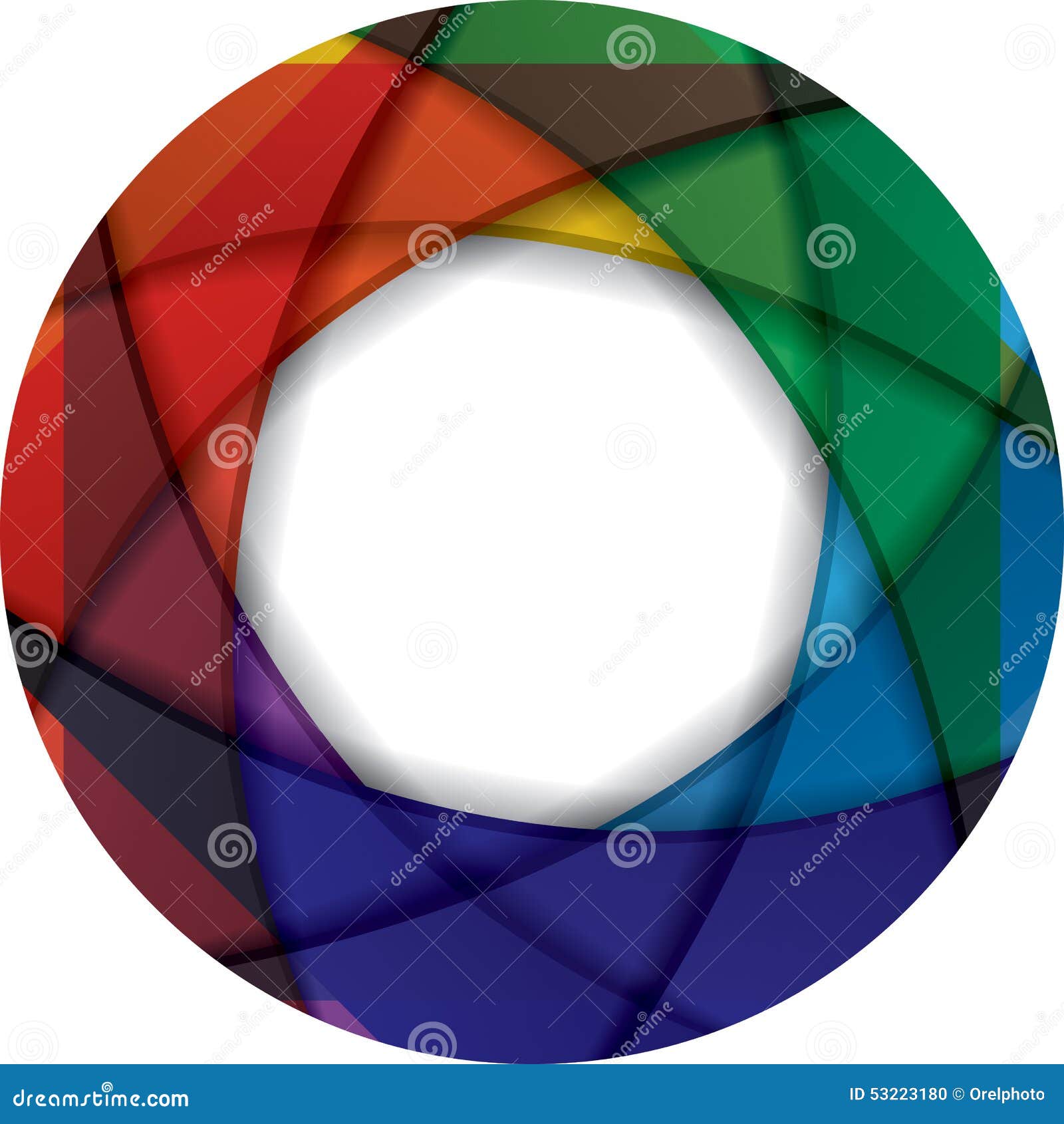 Colorful Circle with Rainbow Colors Stock Vector - Illustration of ...