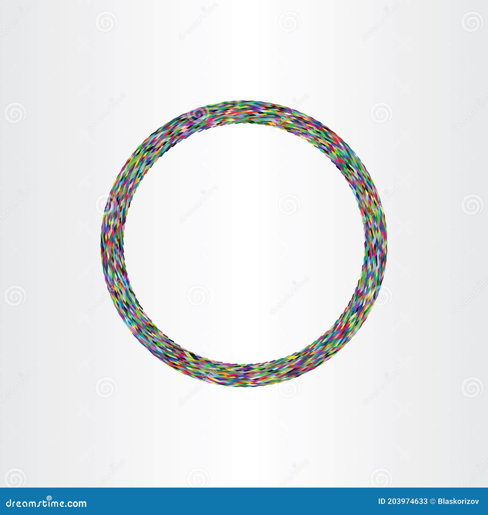 Colorful Circle Ring Vector Element Illustration Stock Vector ...