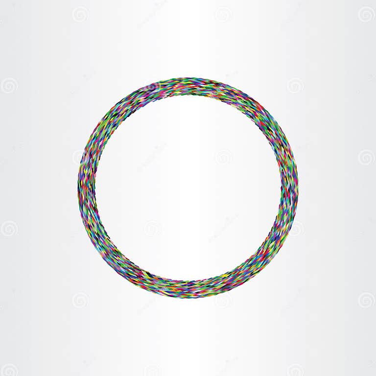 Colorful Circle Ring Vector Element Illustration Stock Vector ...