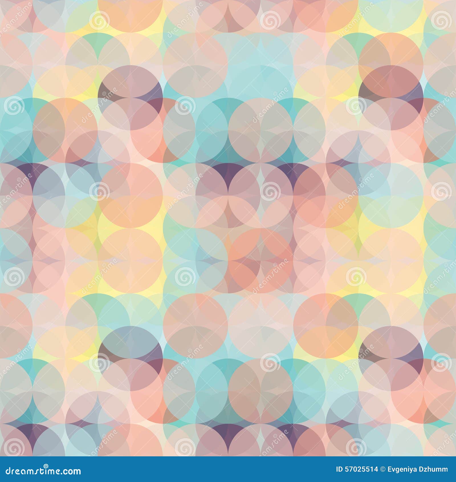 Colorful Circle Seamless Pattern Stock Vector - Illustration of ...