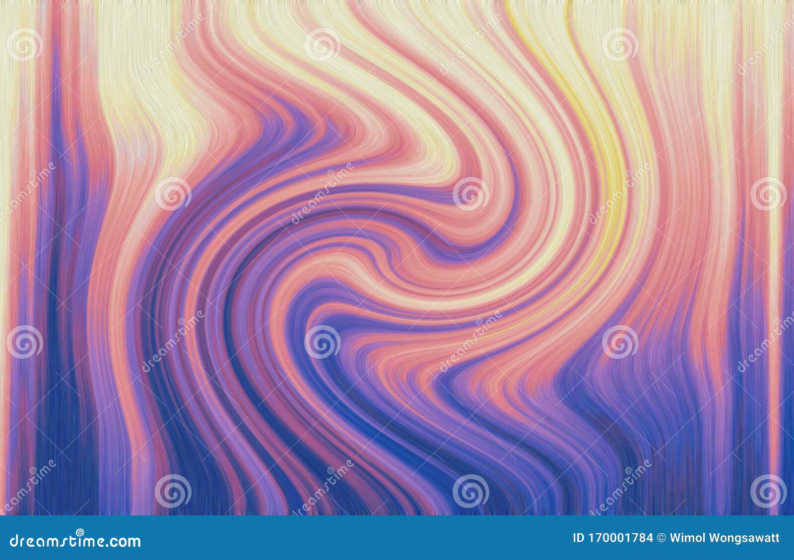 Colorful Circle Wave for Background, Blurred Abstract Combination of ...