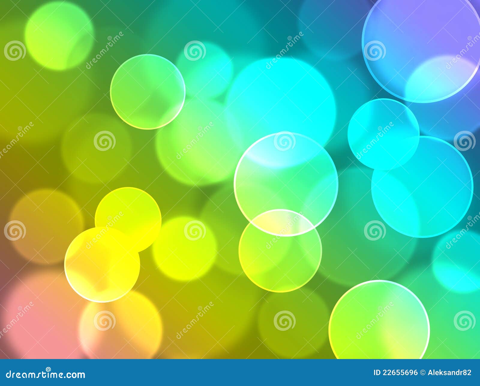 Colorful circles stock illustration. Illustration of drawing - 22655696