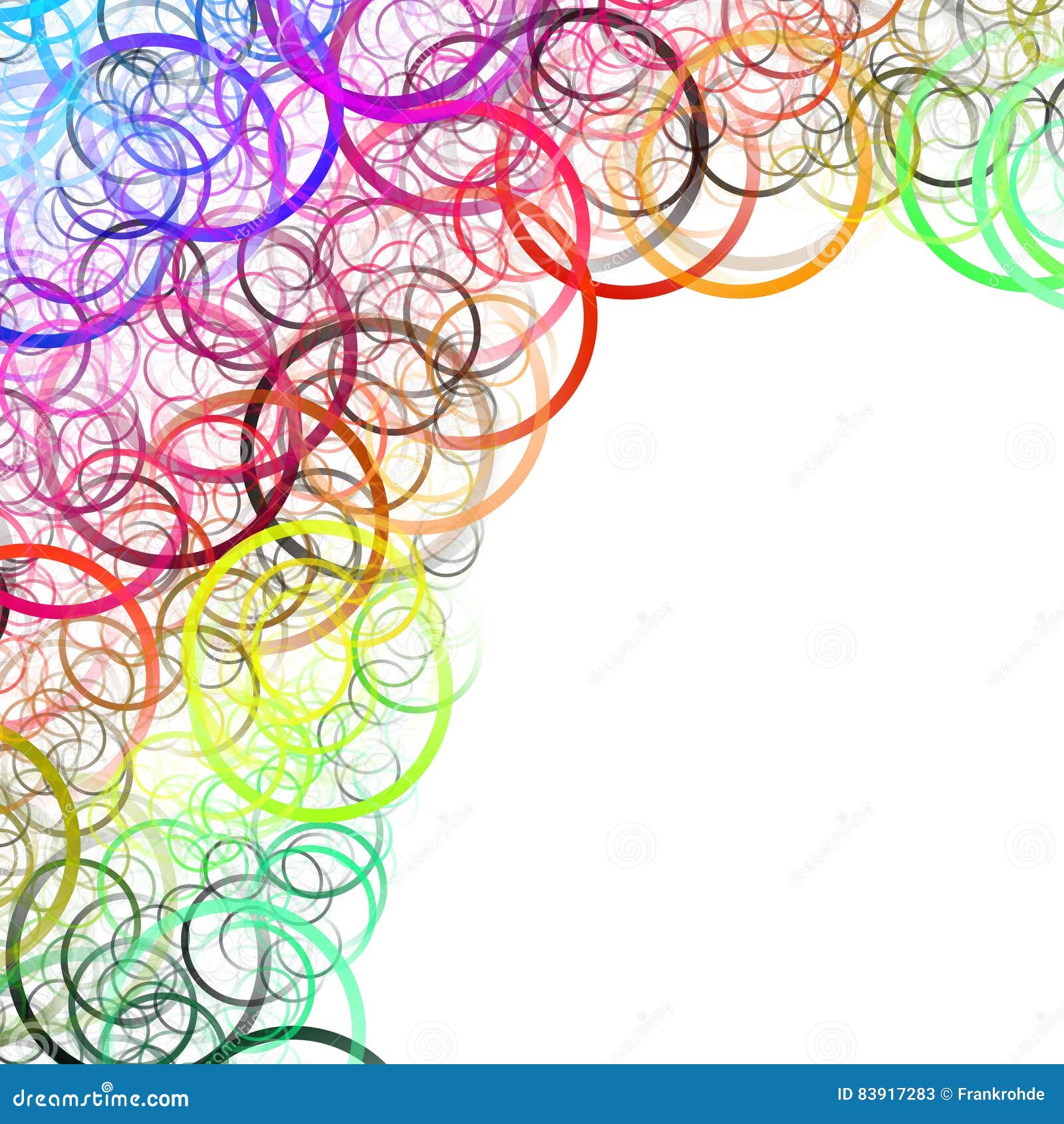 Colorful circles stock illustration. Illustration of design - 83917283