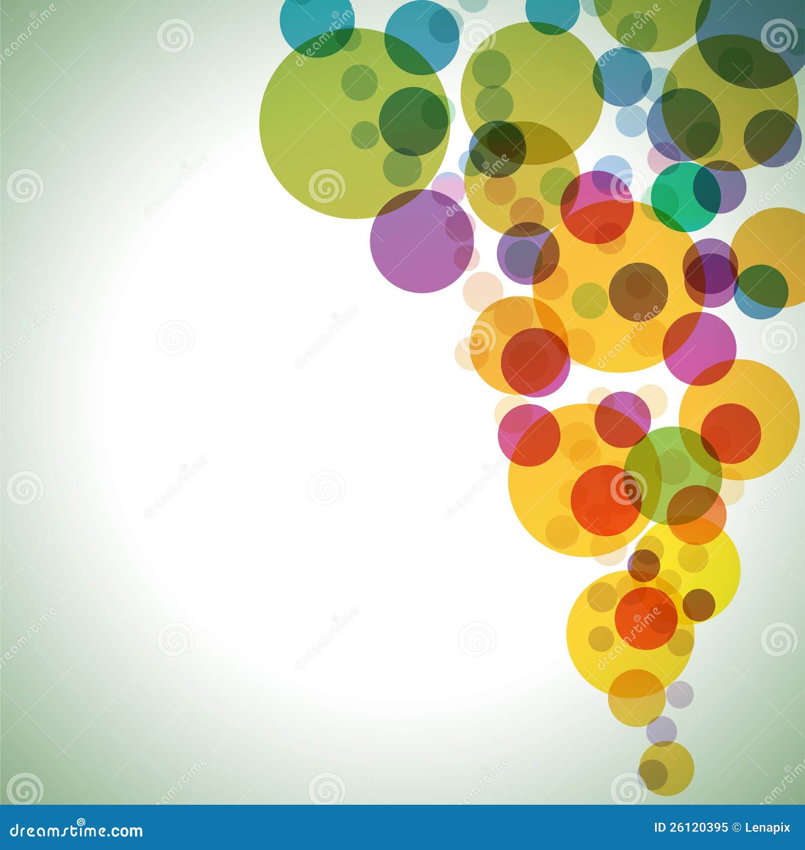 Colorful Circles Background Stock Vector - Illustration of abstraction ...