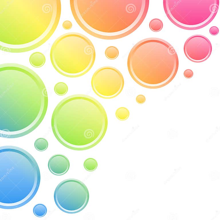 Colorful Circles Background Stock Vector - Illustration of abstract ...
