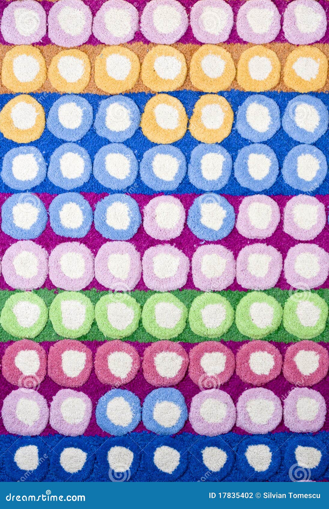Colorful Circles Carpet Texture Stock Photo - Image of brown, floor ...