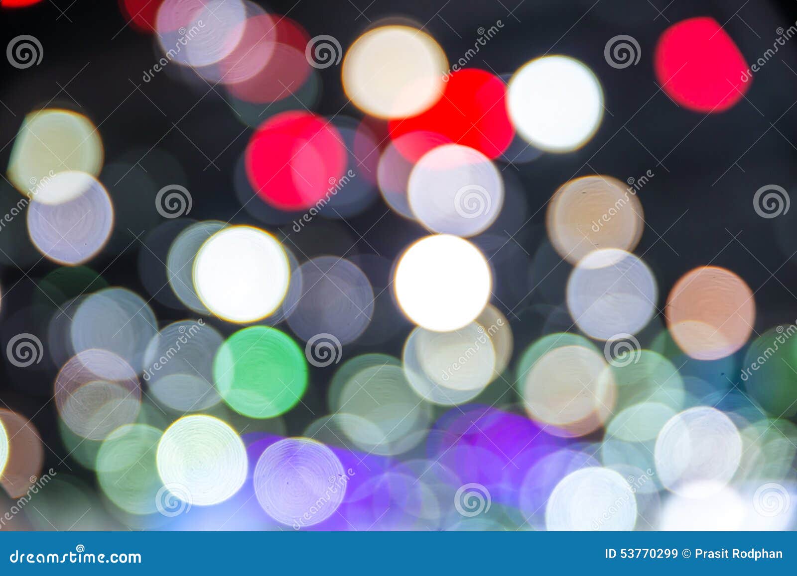 Colorful Circles of Light Abstract Background Stock Image - Image of ...