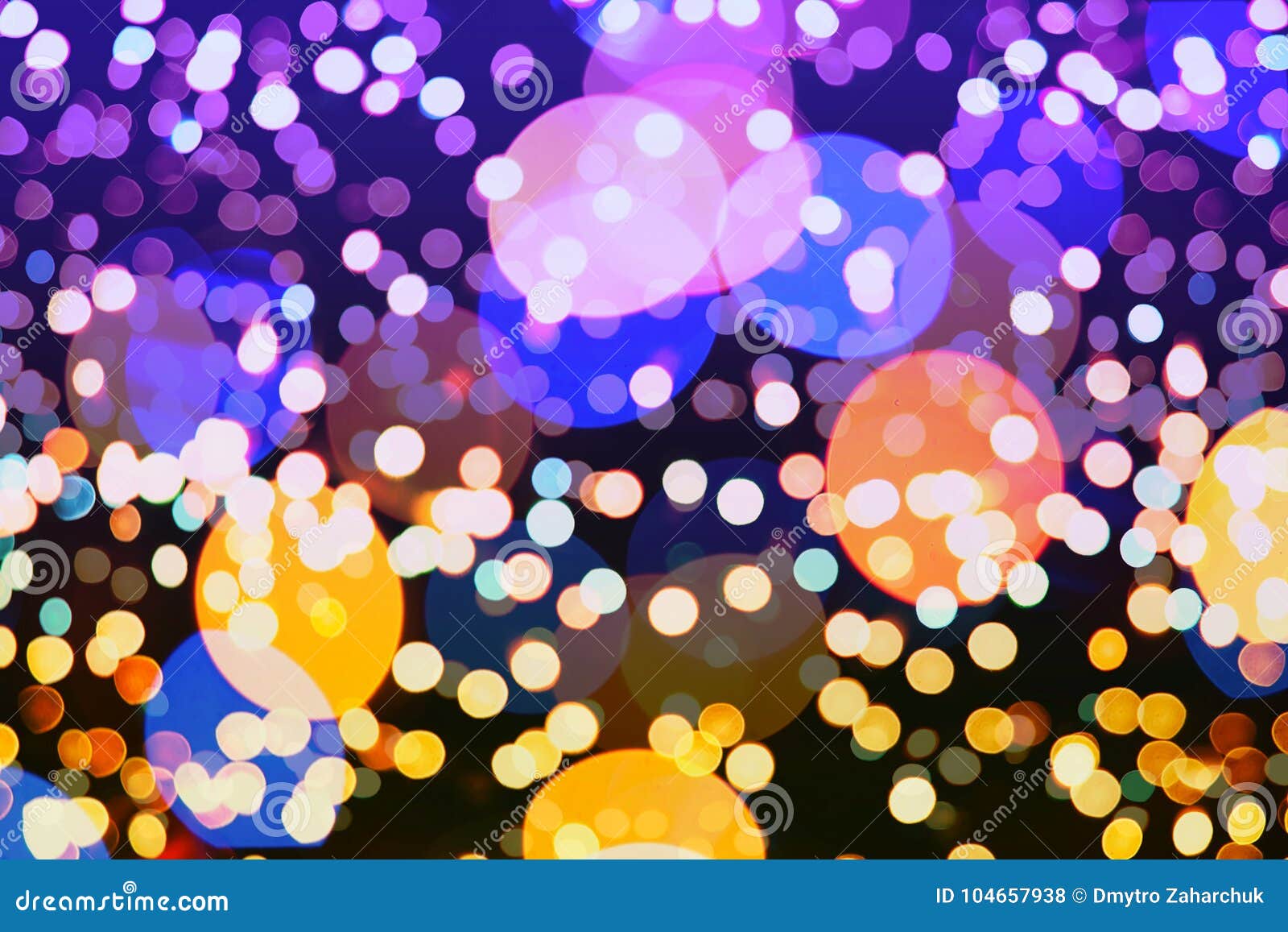 Colorful Circles of Light Abstract Background Stock Illustration ...