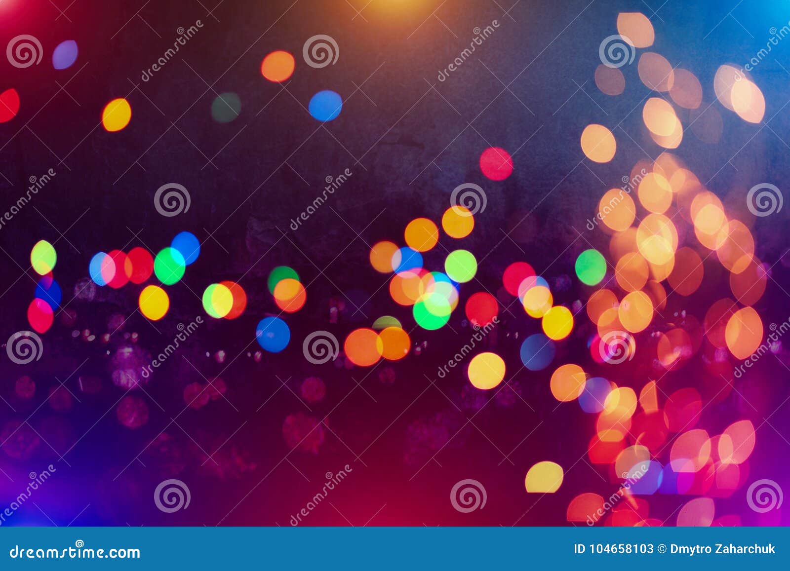 Colorful Circles of Light Abstract Background Stock Illustration ...