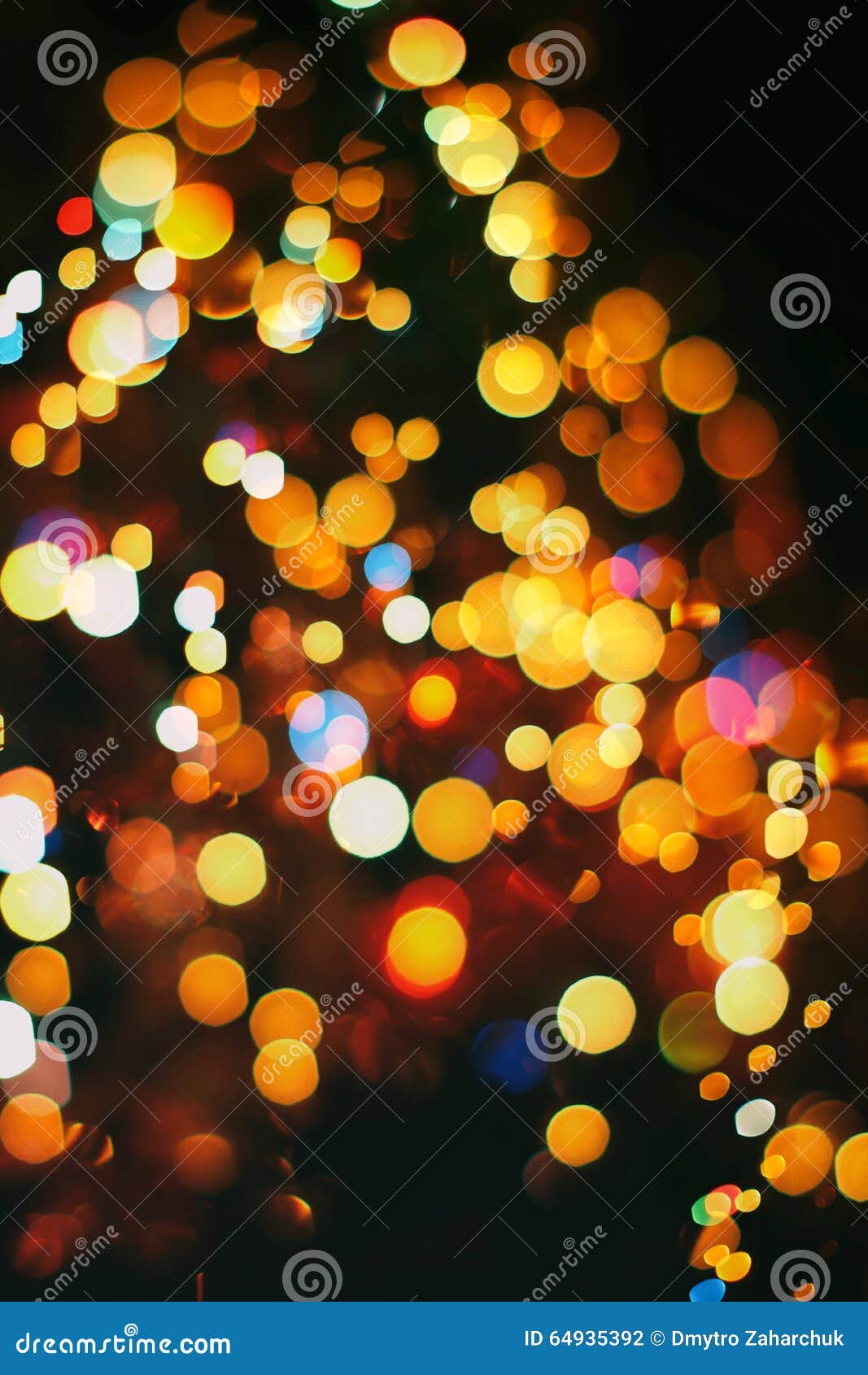 Colorful Circles of Light Abstract Background Stock Photo - Image of ...