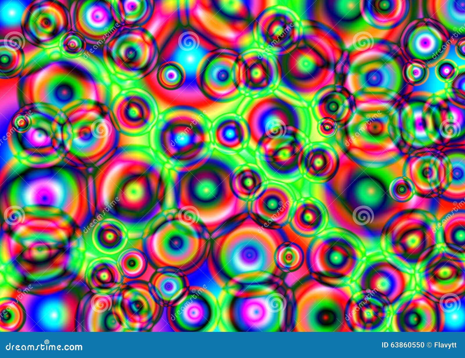 Colorful circles pattern stock illustration. Illustration of circle ...