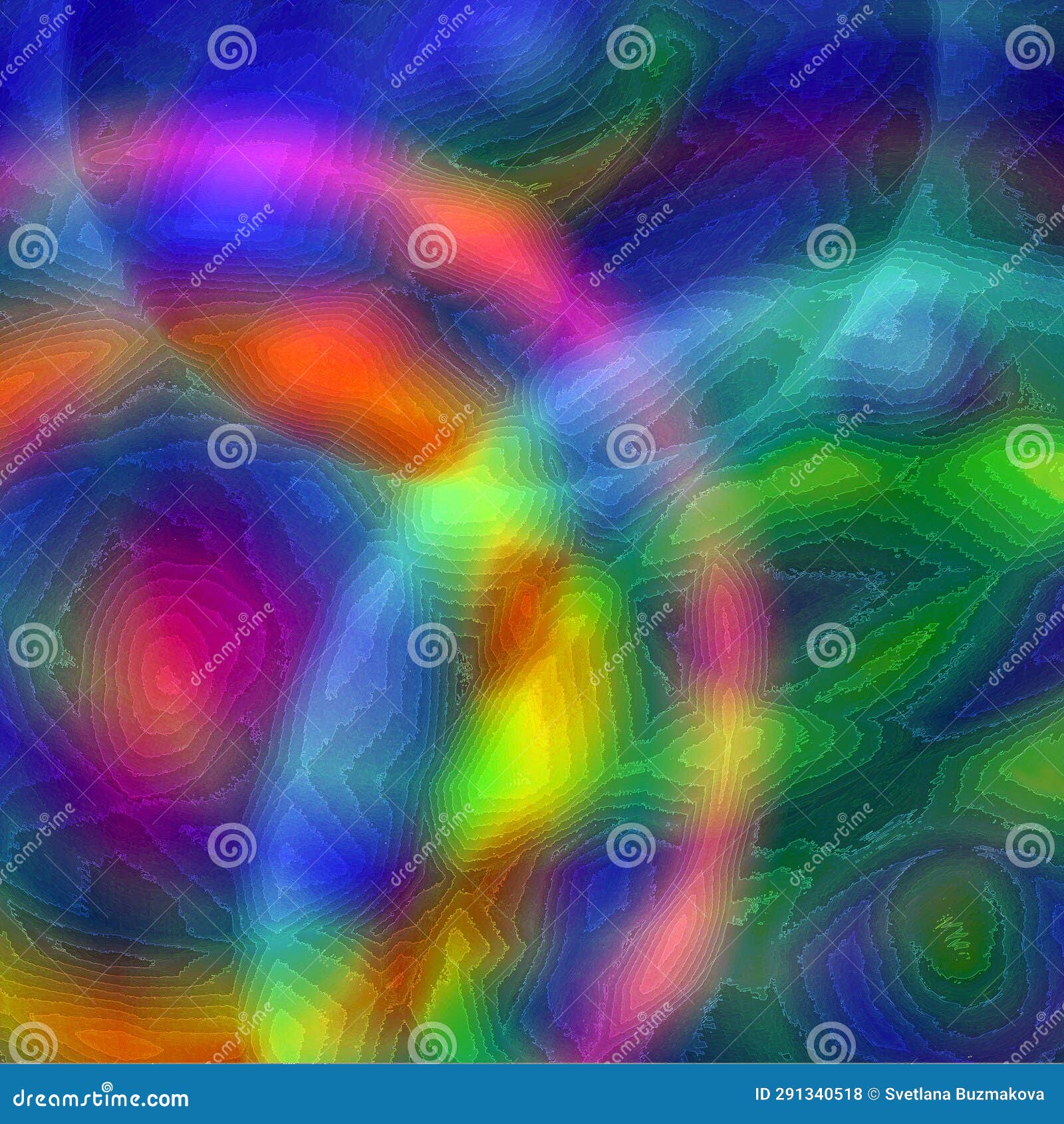 The Colorful Circles Are Stratified Into Many Scales Of Different ...