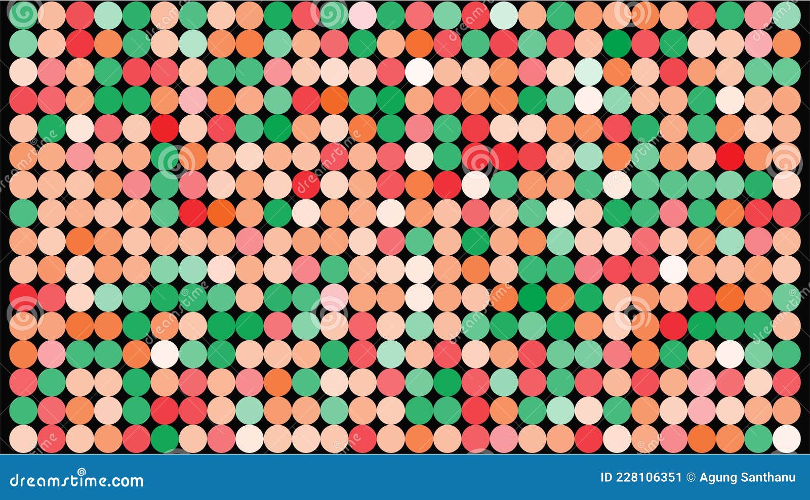 Colorful Circles Tiles Abstract Background Stock Vector - Illustration ...