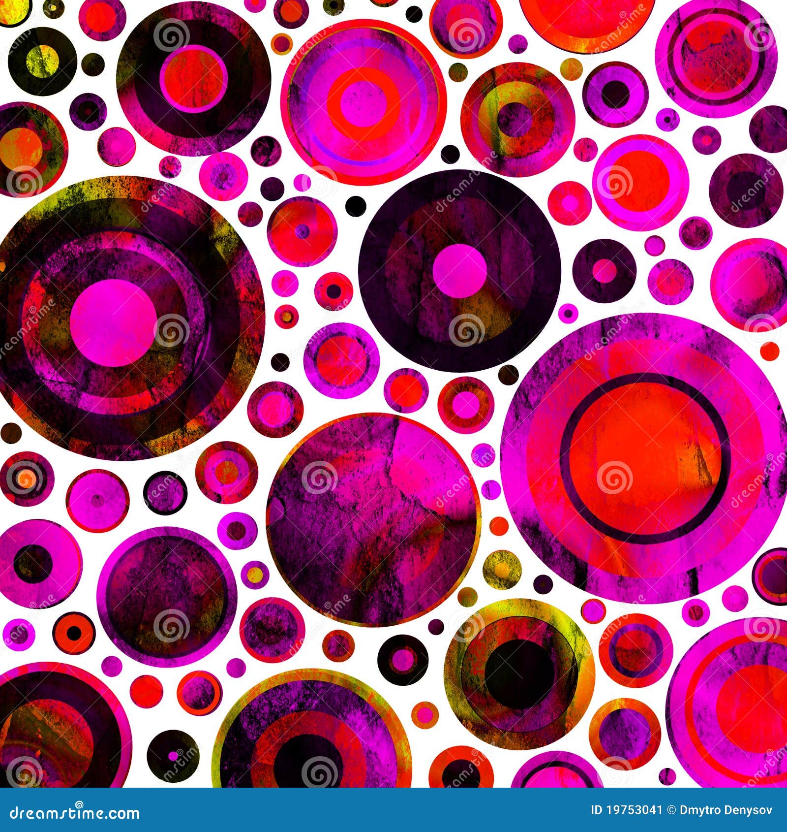 Colorful circles two stock illustration. Illustration of orange - 19753041