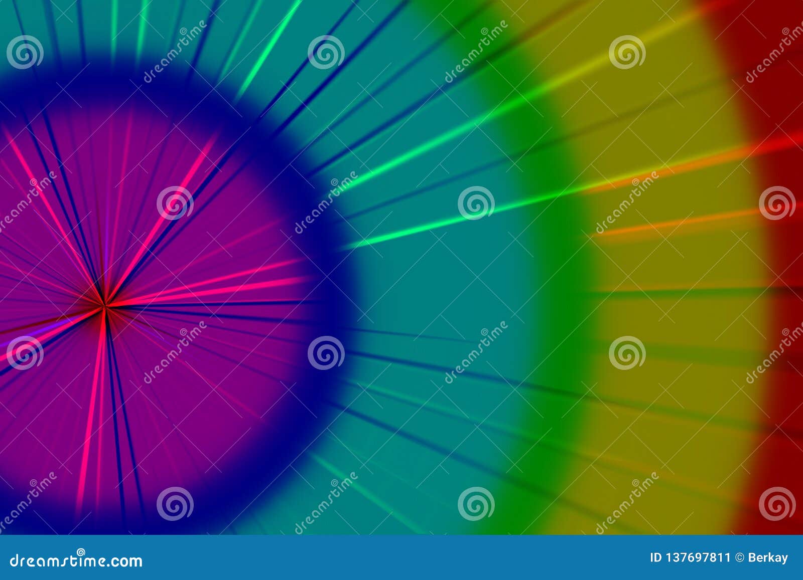 Colorful Circular Abstract Background with Circular Lines Stock ...