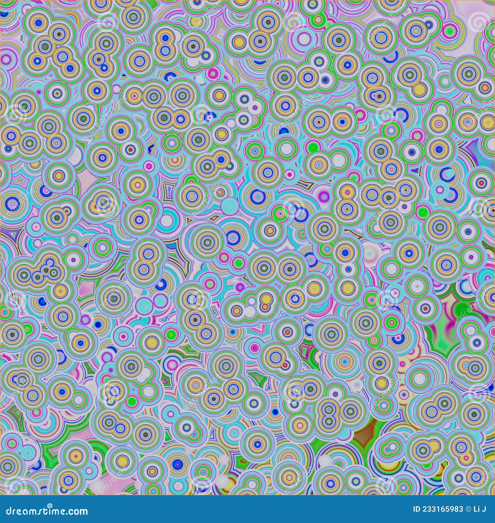 Colorful Circular Annulus Pattern Texture Stock Image | CartoonDealer ...