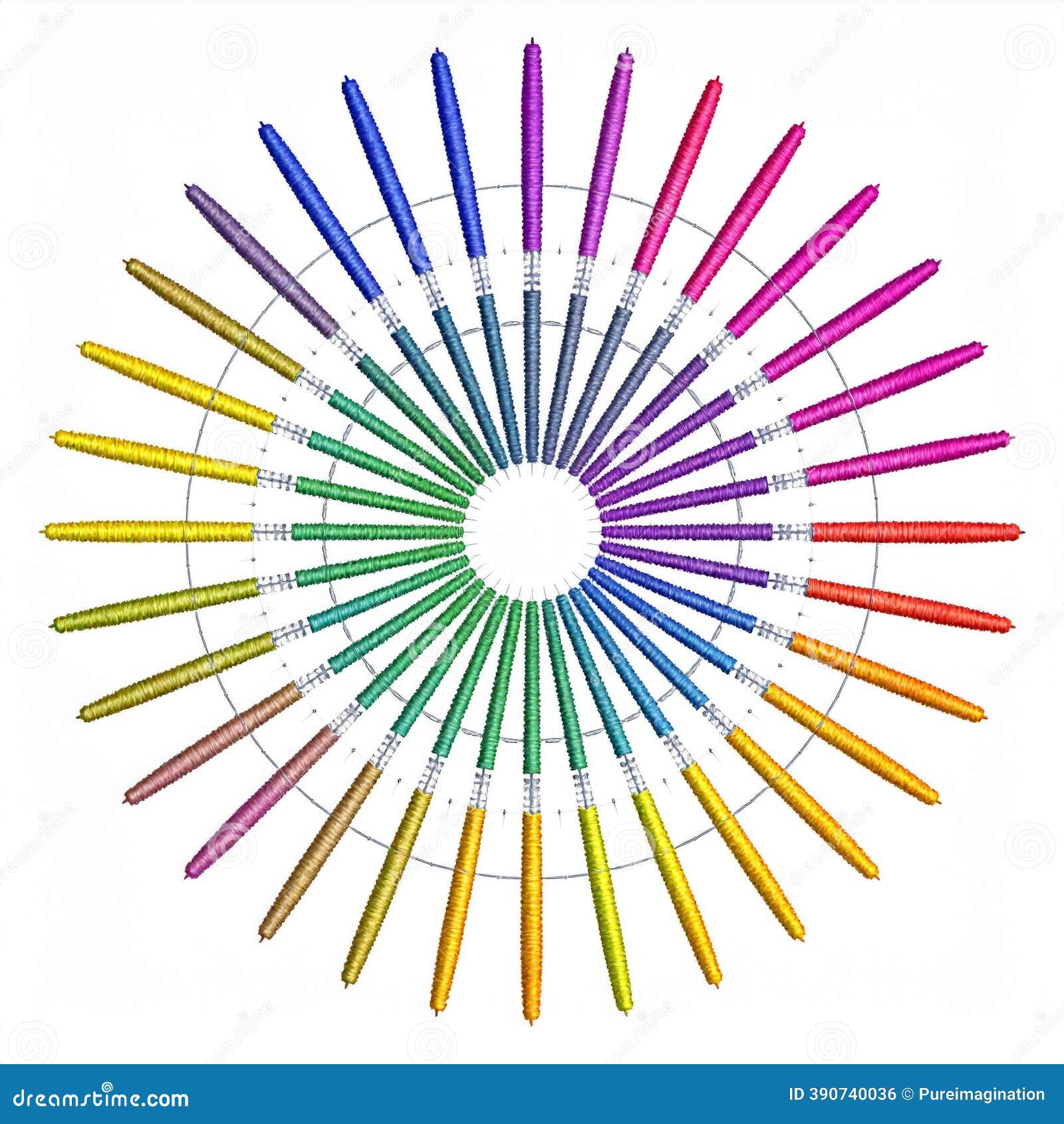 Colorful Circular Color Wheel Chart Spectrum Stock Photography | CartoonDealer.com #390740036