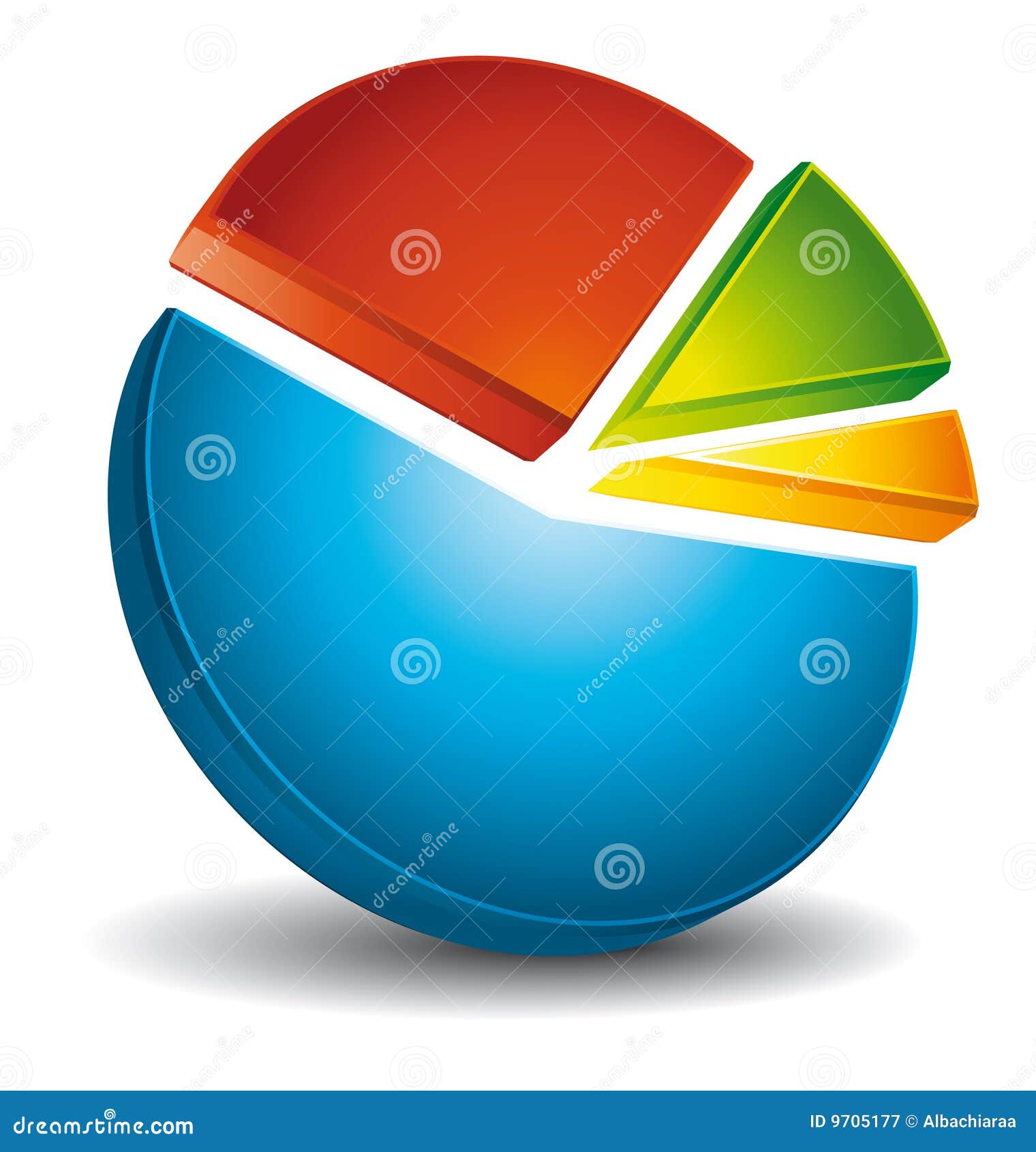 Colorful circular diagram stock vector. Illustration of finance - 9705177